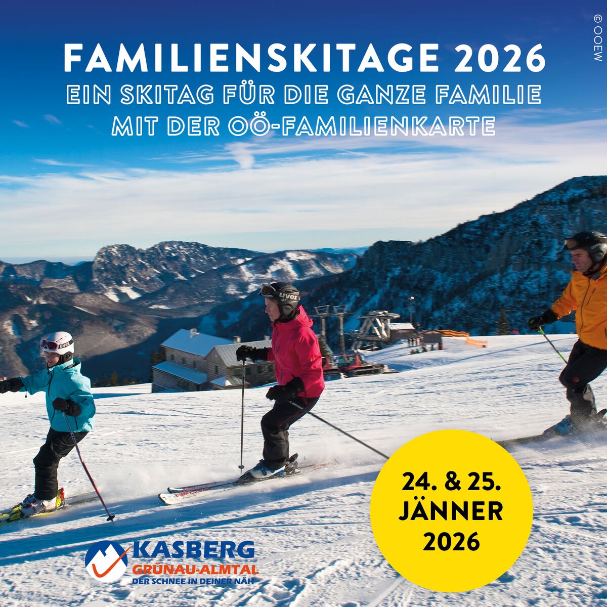 Familienskigebiet Kasberg im Almtal